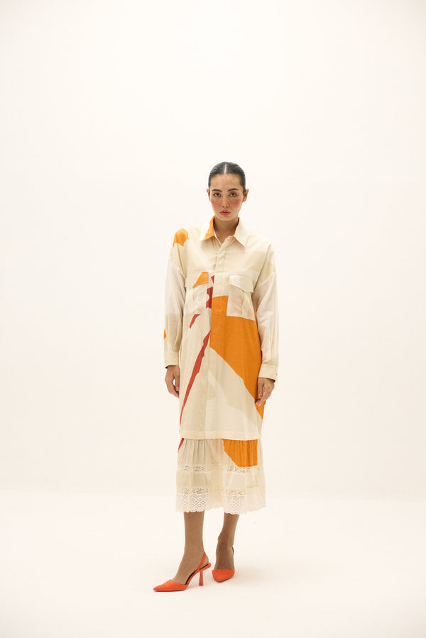 Ivory Armor Dress - Khara Kapas