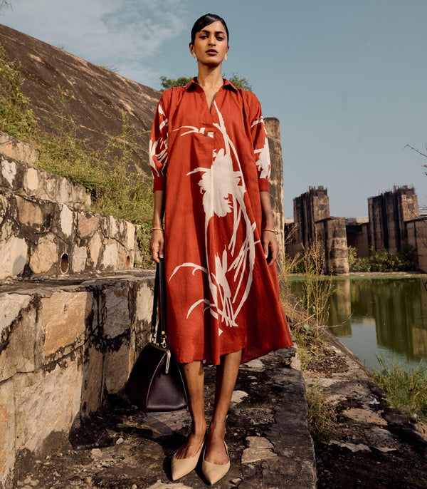 Eider shirt dress - Khara Kapas