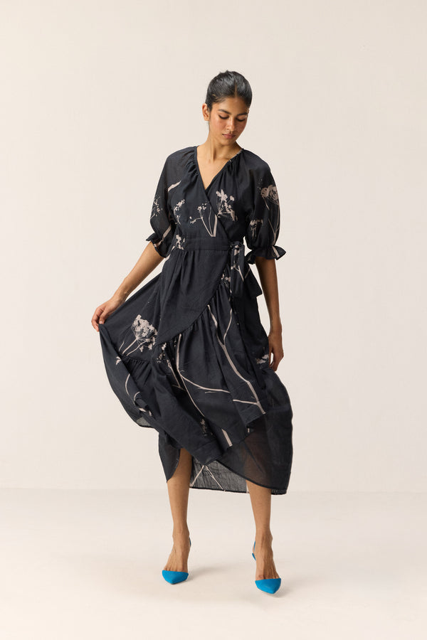 Eclipse Wrap Dress - Khara Kapas